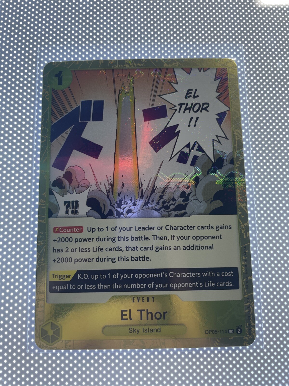 El Thor OP05-114 Current Market Value | Awakening Of The New Era