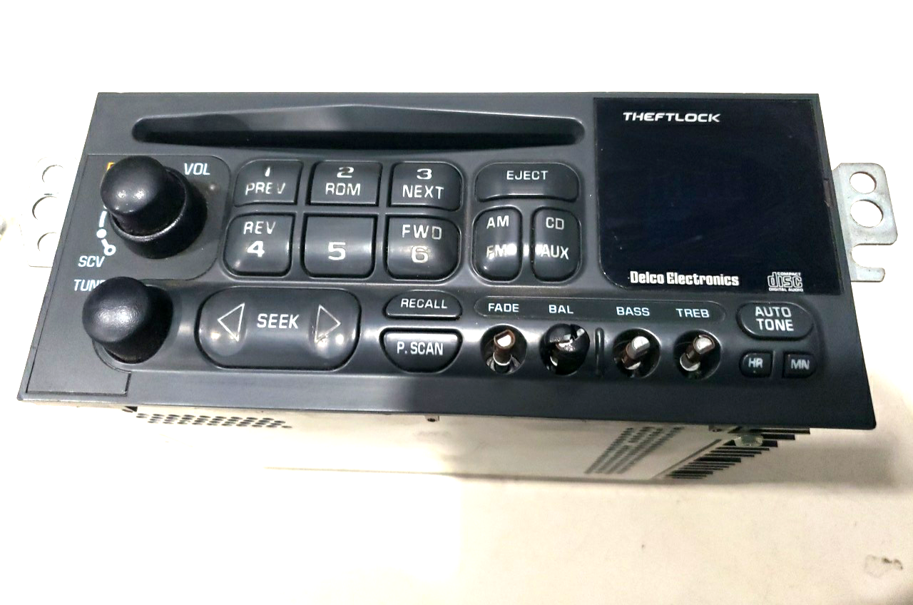 97-04 Chevrolet Corvette C5 Factory Radio AM FM CD Player GM 4892-F | eBay