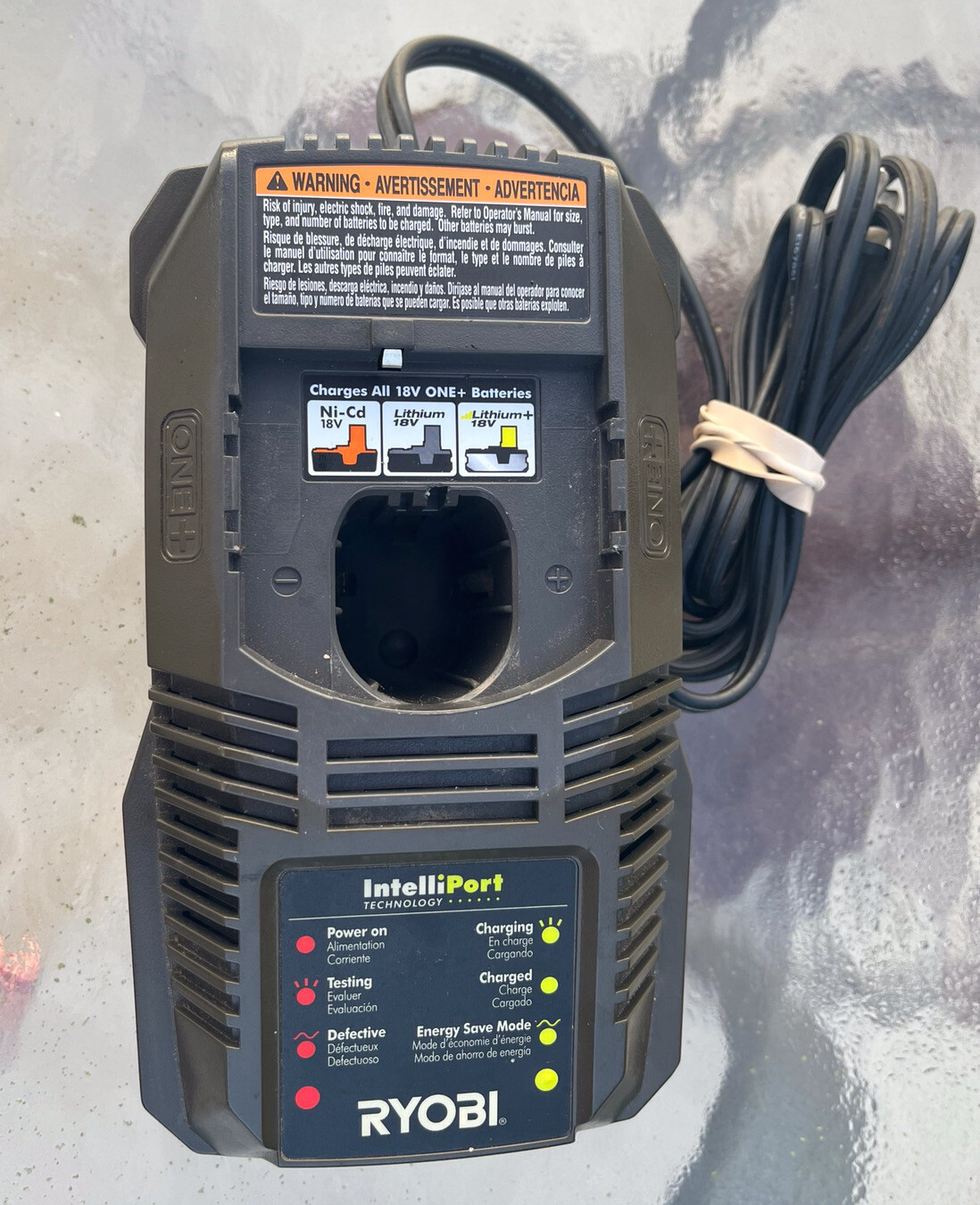 Ryobi P118 18V NiCd Lithium Ion Battery Charger IntelliPort | eBay