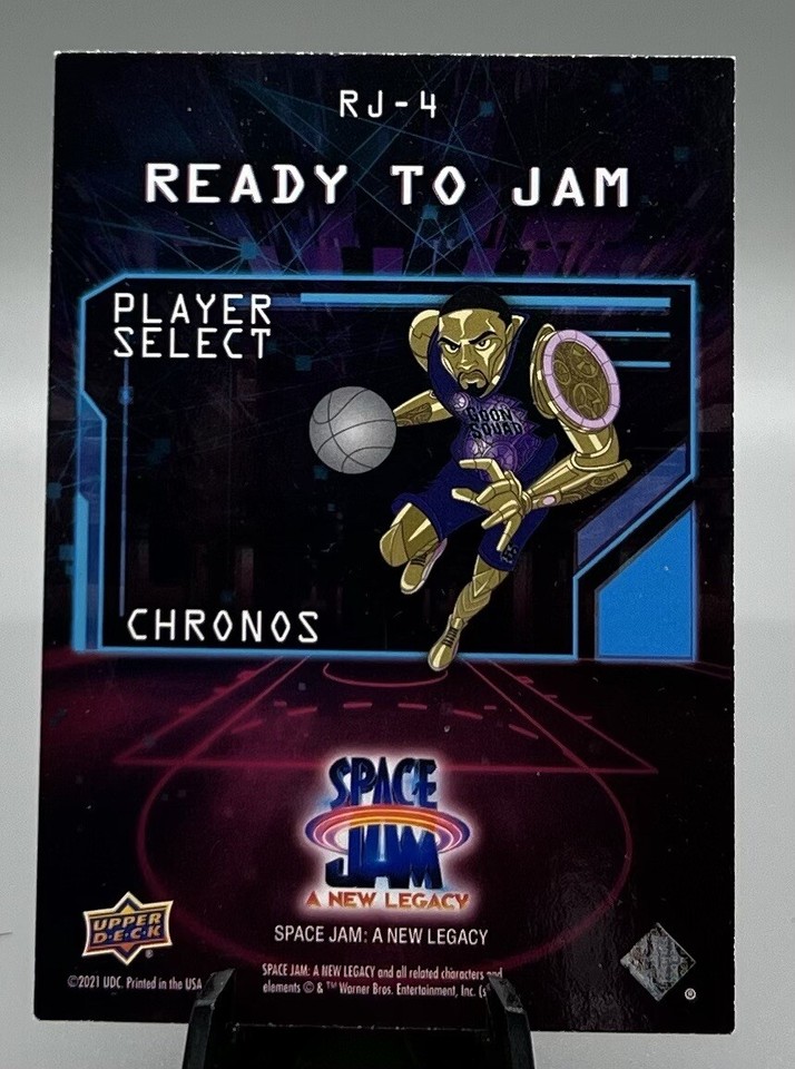 2021 Upper Deck Space Jam Ready to Jam Pink Foil Chronos RJ-4 | eBay