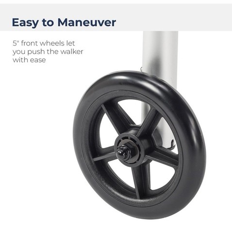 Drive Medical Clever Lite LS Adult Walker REPLACEMENT WHEELS-FRONT/BACK ...