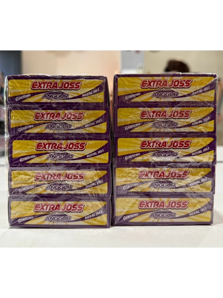 Original EXTRA JOSS 20 Box (120 Sachets) Energy Drink Powder Sugar Free ...