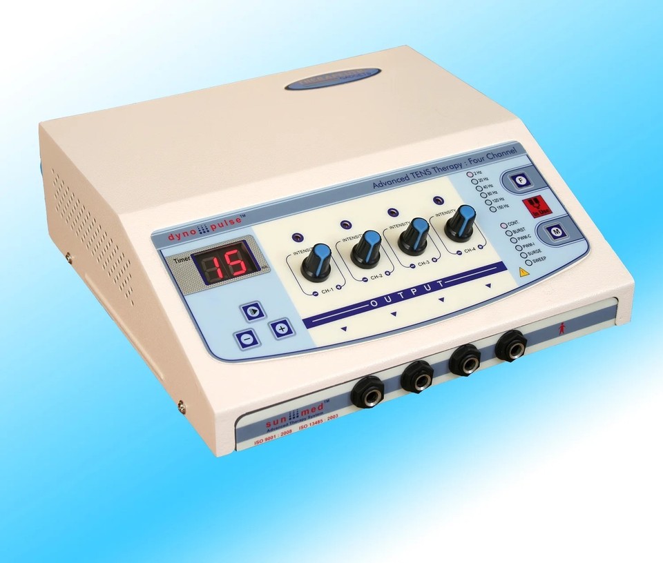4 CHANNEL TENS ELECTROTHERAPY PHYSICAL THERAPY MACHINE%$ | eBay