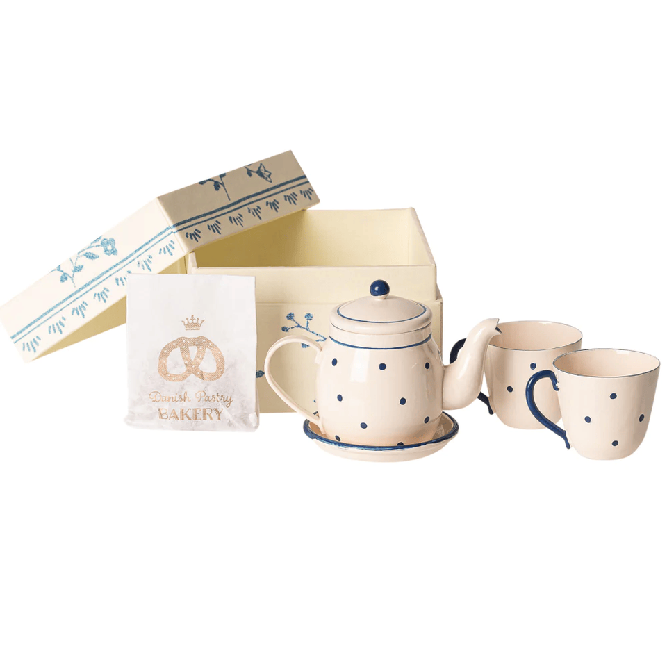Maileg Tea Time Set with Biscuits in Box Vintage Inspired Collectible ...