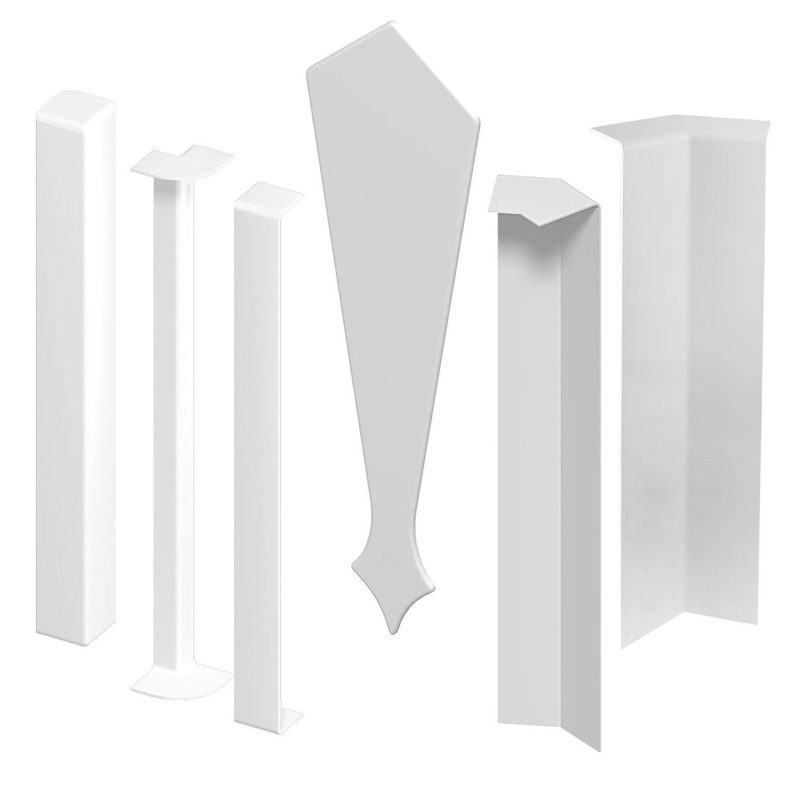 uPVC Plastic Fascia Trims PVC Board Straight Butt Corner Finial Nails ...