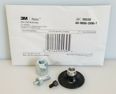 3M 5539 Roloc™ Disc Pad Assembly, 2 inch, 05539, NEW | eBay