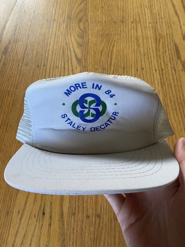 Vintage 1984 Grey Staley Snapback Hat Cap Decatur Illinois Agriculture ...