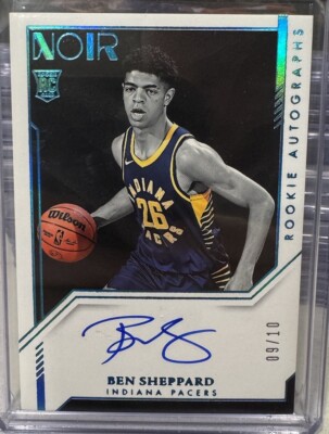 2023-24 Panini Noir Ben Sheppard Rookie Auto /10 | eBay