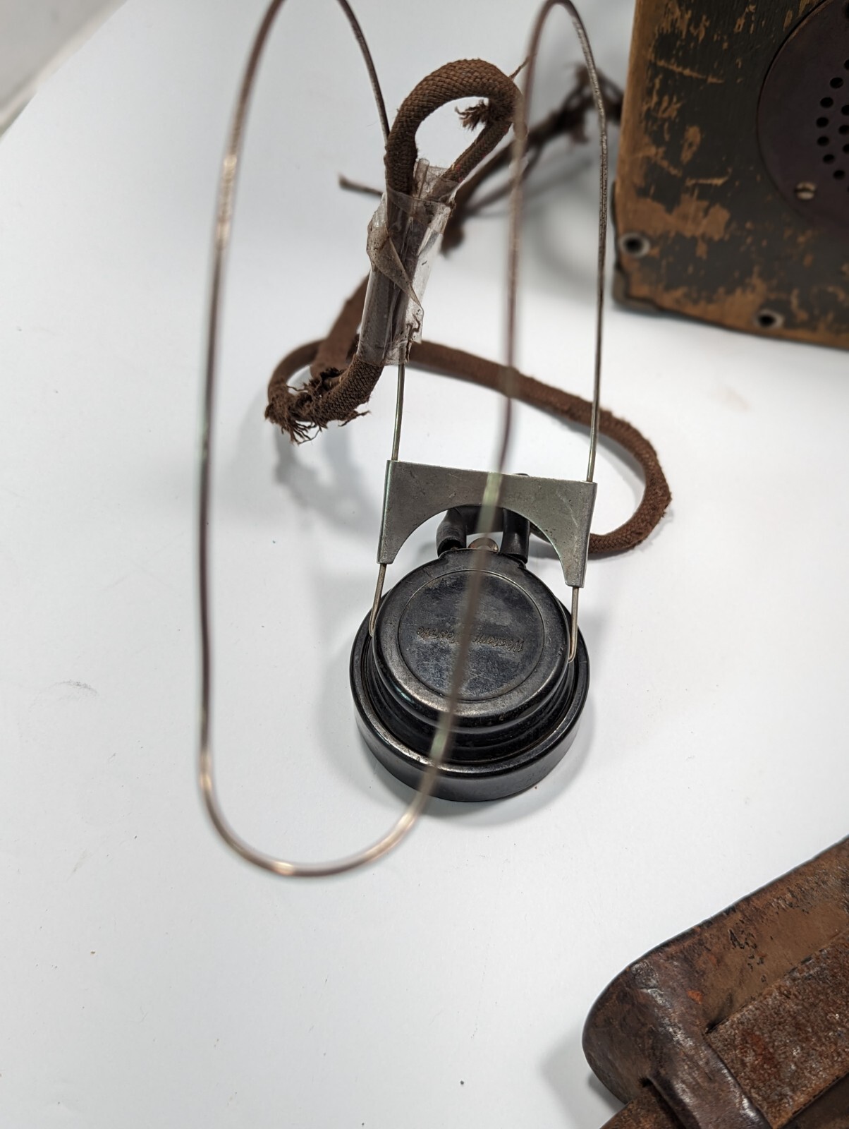 ORIGINAL WW1 WESTERN ELECTRIC MODEL D 86418 FIELD TELEPHONE W ...