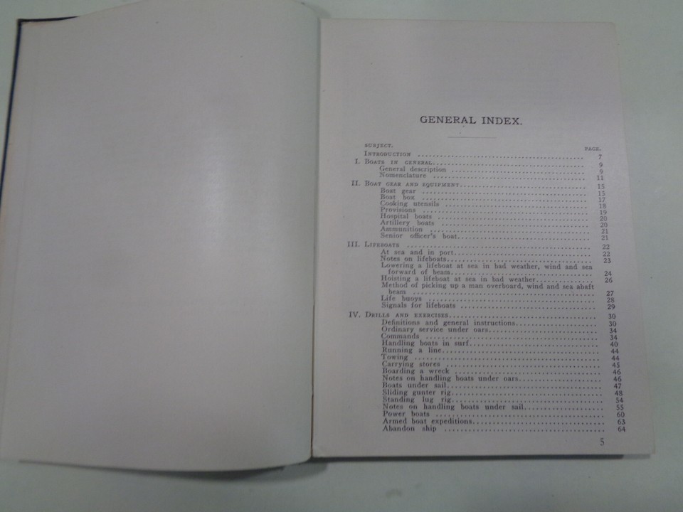 United States Navy Deck and Boat Book - WWI Era Ship Signals 1914 1918 ...