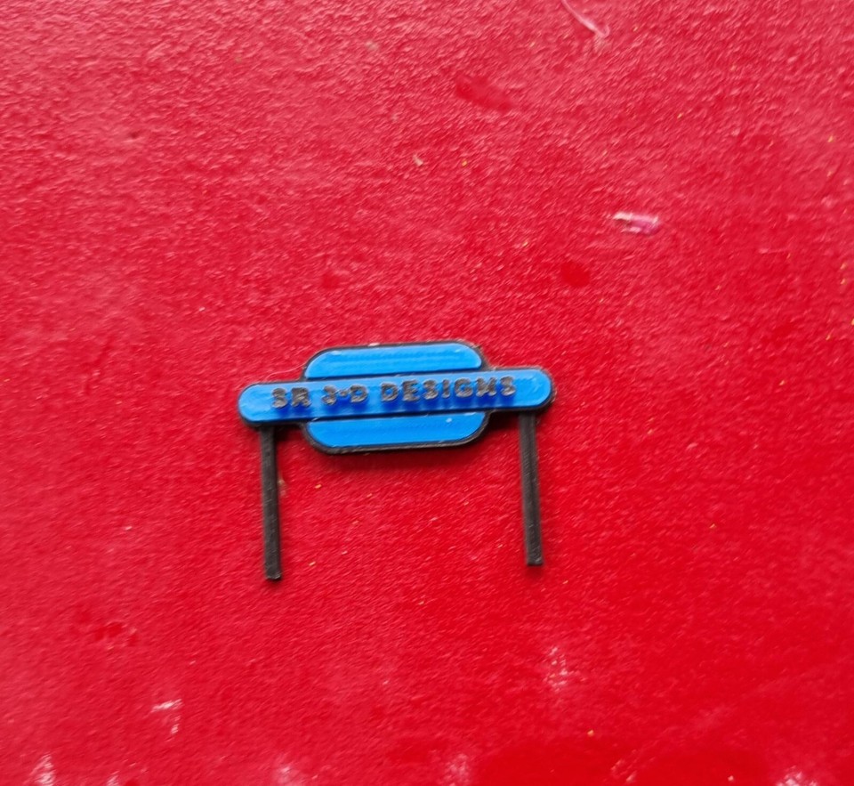 N Gauge 1:160 Custom made station or signal box Signs 7 colours, set of ...