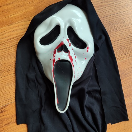 Custom Ghostface Scream Mask with Blood - Halloween Mask | eBay