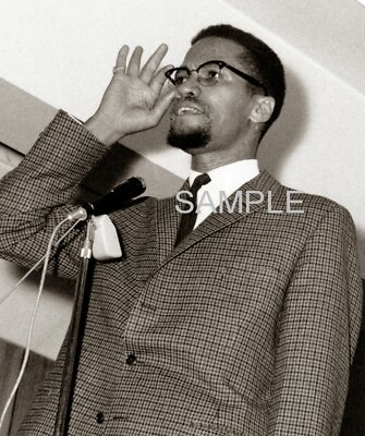 Civil Rights Leader MALCOLM X Photo (233-F) | eBay