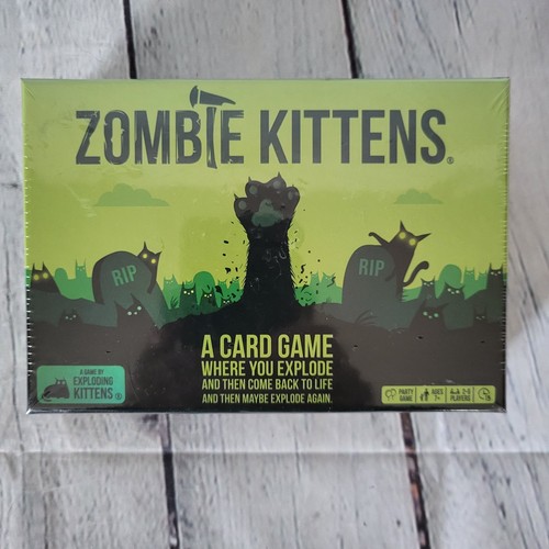 Zombie Kittens Card Game by Exploding Kittens Family Friendly Ages 7 ...