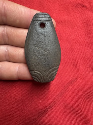 Indian Artifact Slate Pendant Gorget Arrowhead | eBay