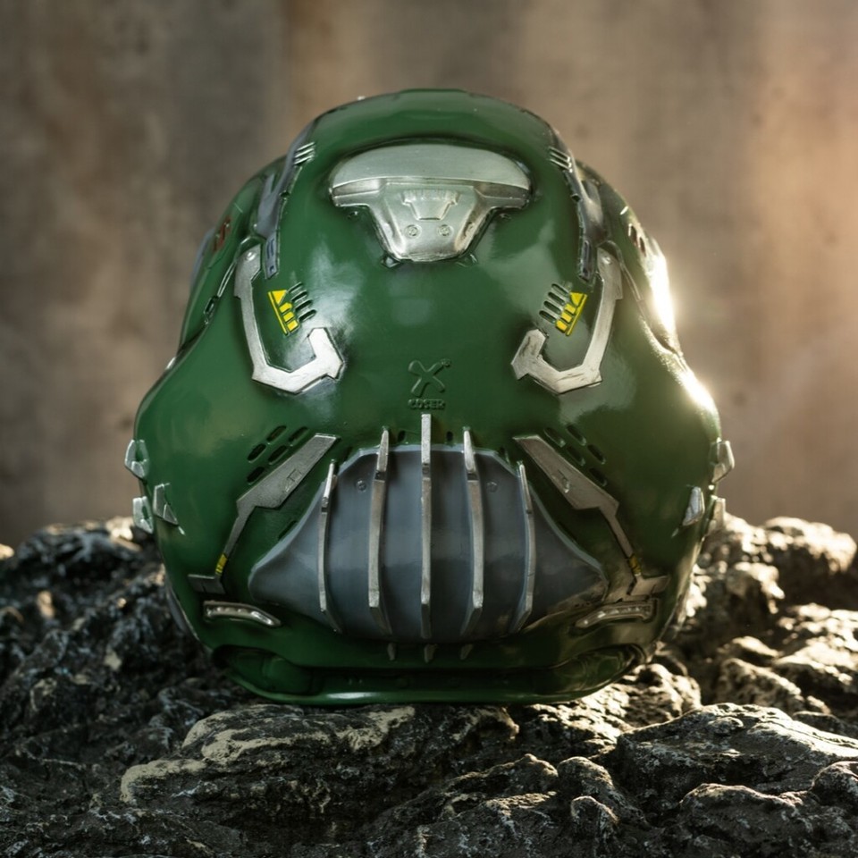 Replica Game DOOM Eternal Helmet Resin Adult Halloween Cosplay Props ...