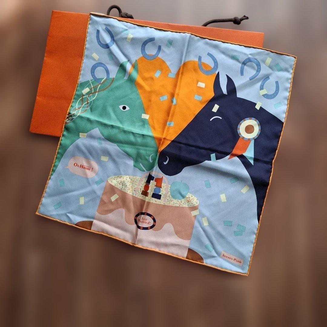 [HERMES] Carre 45 Gavroche Silk Scarf Just Marid | eBay