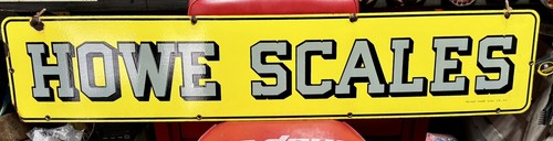 Howe Scale Sign - PORCEALIN | eBay