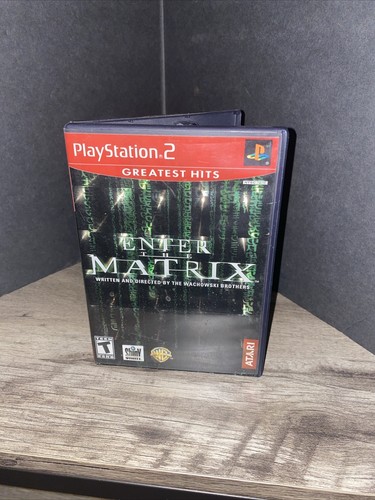 Enter The Matrix Sony PlayStation 2 PS2 ~ Complete! Works Great! Fast ...