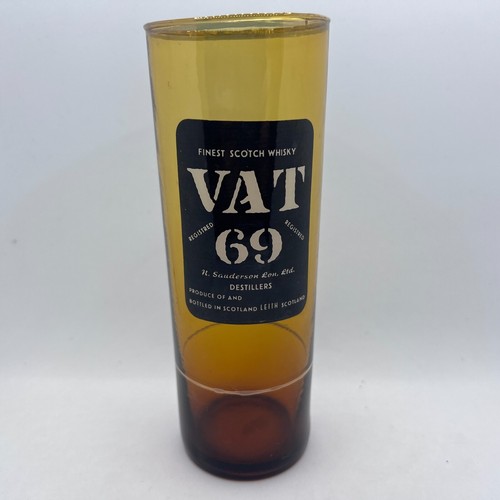 VAT 69 Finest Scotch Whisky Tall Drinking Glass | eBay