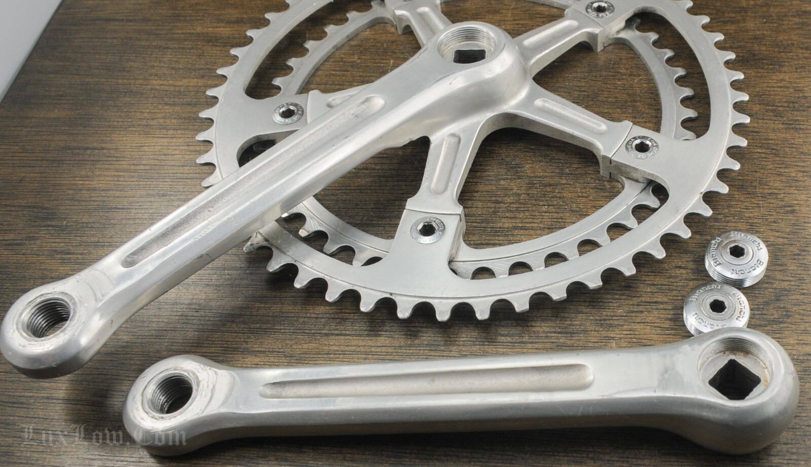 Vintage Bianchi Ofmega Road Bike CRANKS 170mm 52t 42t Chainrings Tour ...