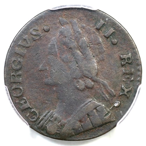 1747 V 1-47A R-5 PCGS VF 25 Machin's Mills Half Penny Colonial Copper ...