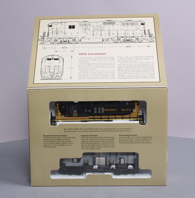 Proto 2000 Northern Pacific NP Gp18 #382 Locomotive HO for sale online ...