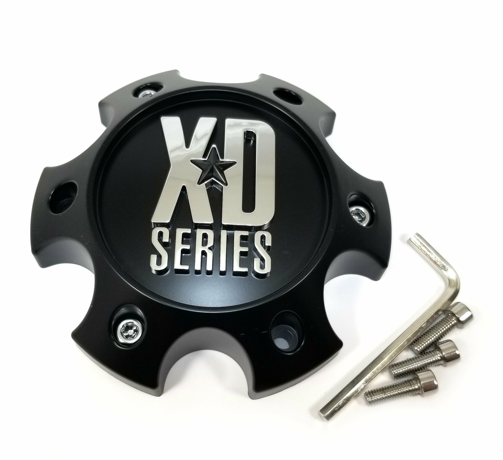XD Series (by KMC) Black Center Cap 6L XD200 Heist XD818 Heist XD829 ...