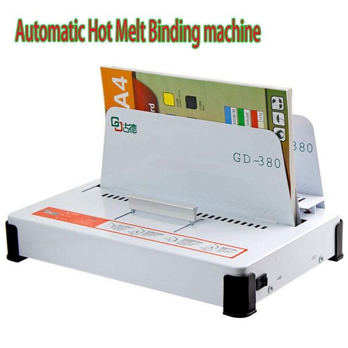220V GD380 Automatic Hot Melt Binding machine A3 A4 A5 Book Envelope ...