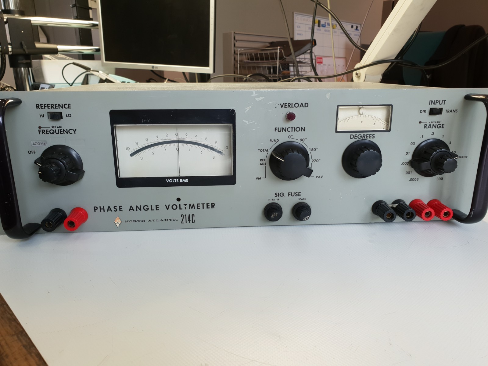 North Atlantic 214C S1218 Phase Angle Voltmeter model refurbished with ...