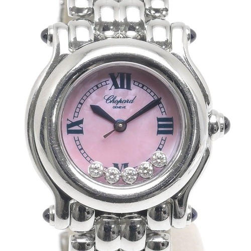 Chopard Happy Sports Quartz Pink Shell Dial Women’s Watch Used | eBay