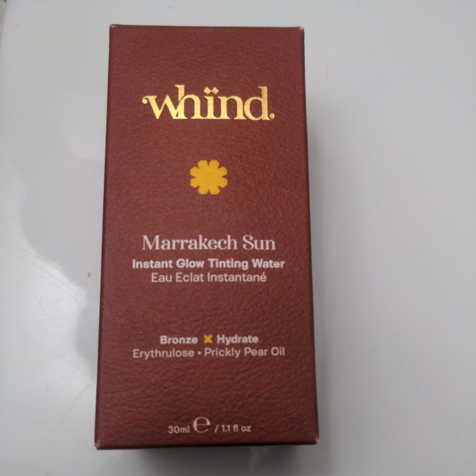 Whind Marrakech Sun Instant Glow Tinting Water Bronze Hydrate 1.1 Fl Oz ...