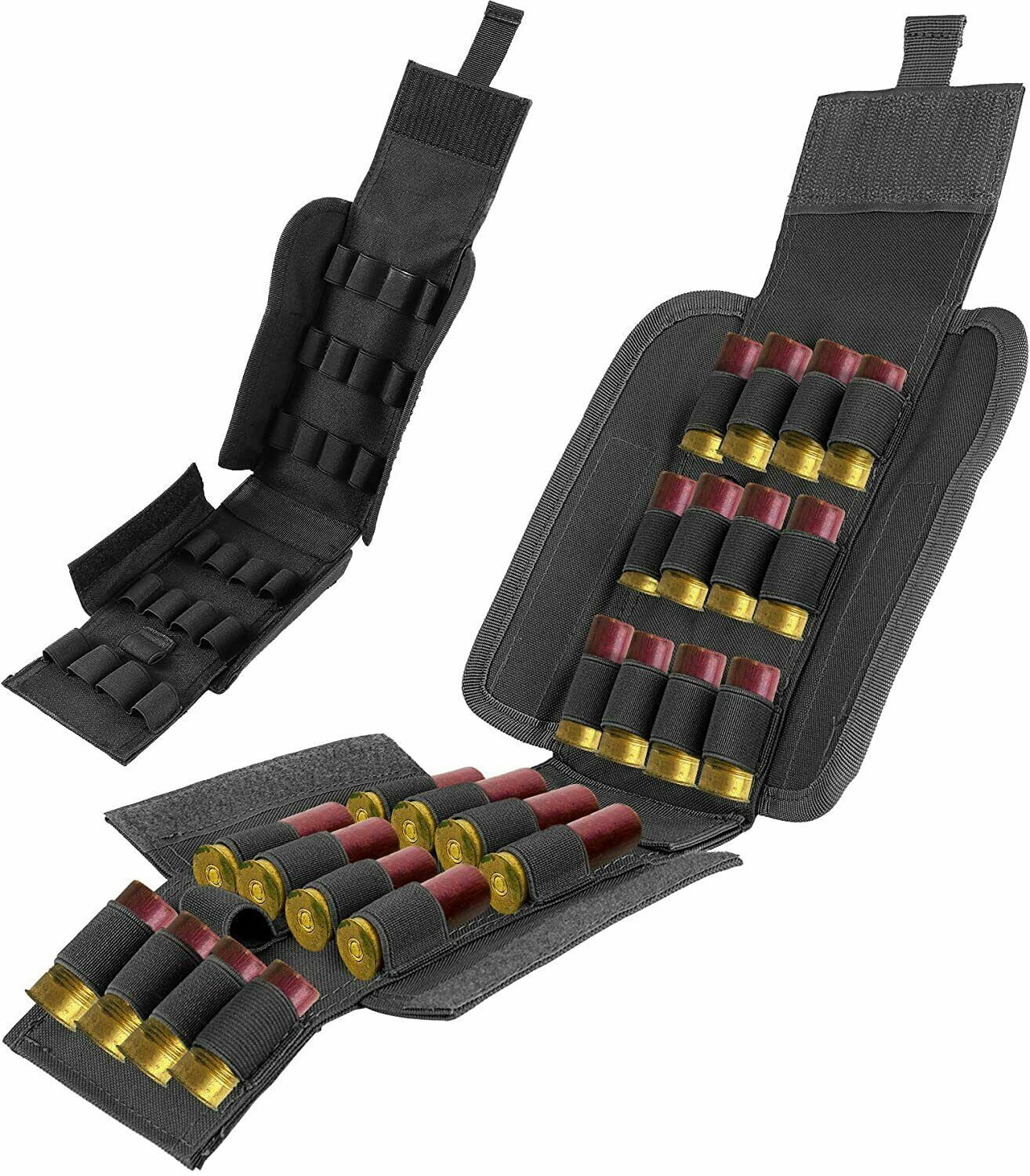 Tactical 25 Round 12 Shotgun Gauge Shell Holder Magazine Pouch Ammo ...