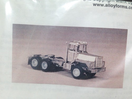 HO 1:87 Alloy Forms # 7052 Mack DM-800 (offset cab) Tractor KIT | eBay