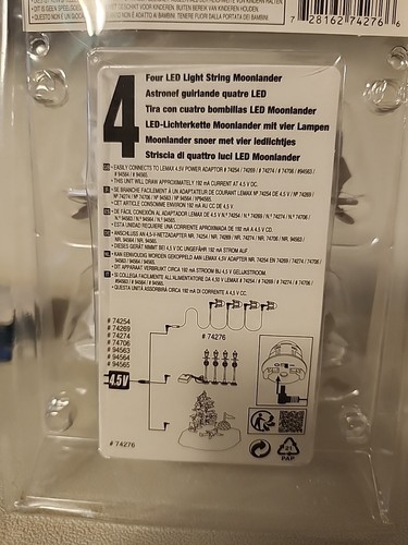 LEMAX 4 LED LIGHT STRING MOONLANDER Add On Kit -retired | eBay