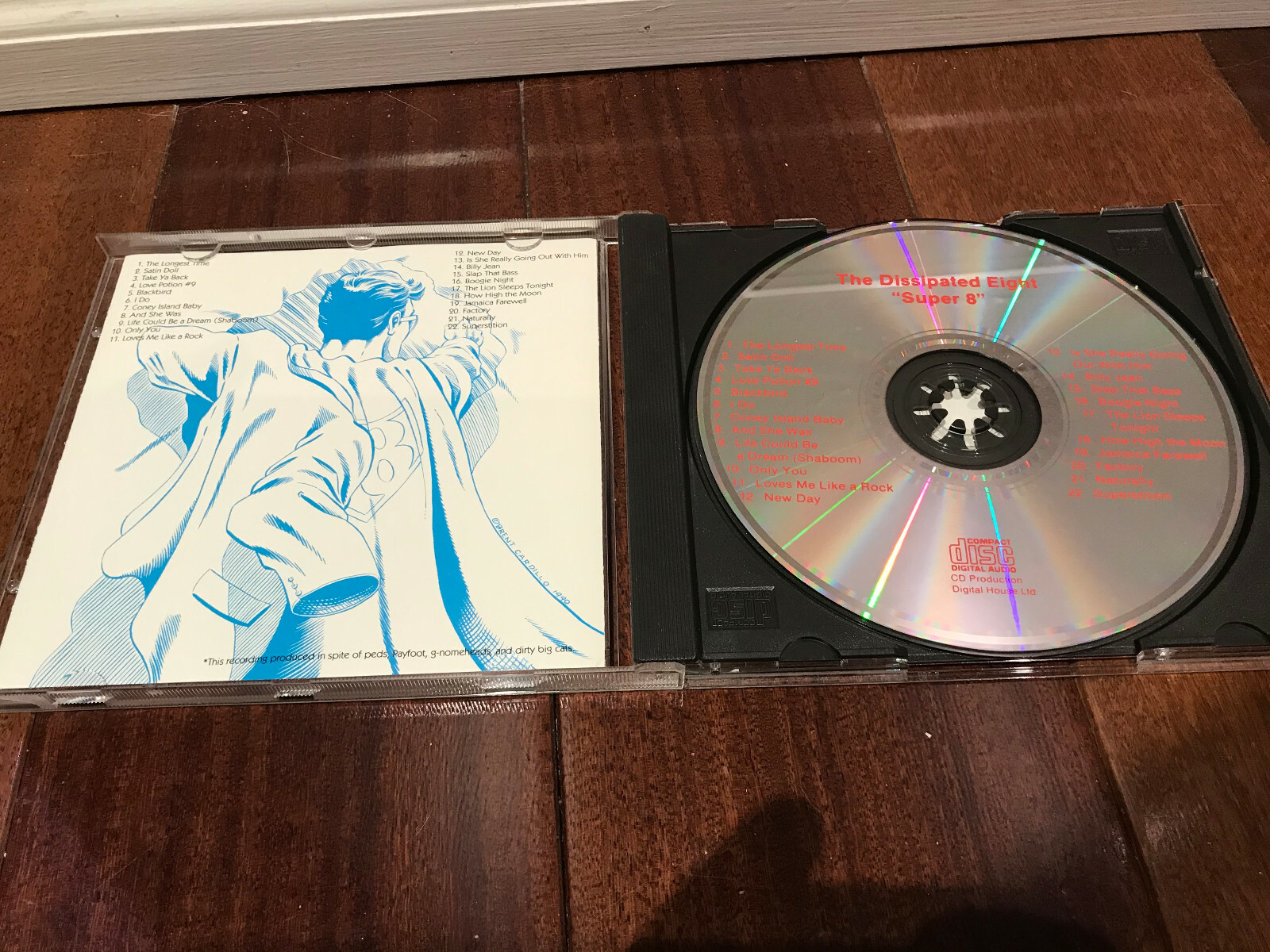 The Dissipated Eight "Super 8" CD Superman Cover 1990 RARE CD | eBay