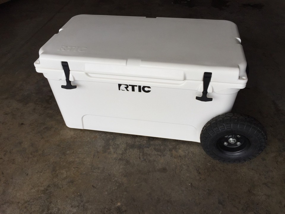 Rtic Cooler 45 Wheel Tire Axle Kit "THE HANDLE" Accessory Included-NO ...