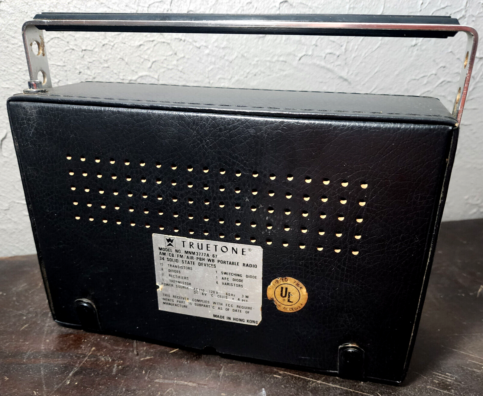 TruTone MNM377A-67 6 Band CB 15 transistor Hong Kong radio 60's/70's ...