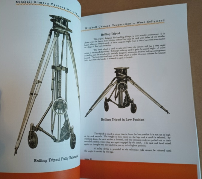 Mitchell Motion Picture Camera CATALOG (1934) 35mm Equipment Features ...
