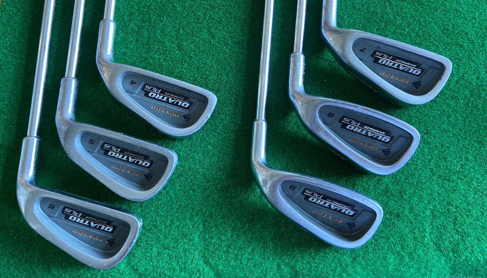Dunlop Quatro Plus Oversized Iron Set ⛳ (4 thru 9) (6 clubs) Steel ...