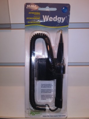 MMF Industries Wedgy AntiMicrobial Cord Pen w Clip Blue Ink 28208 ...