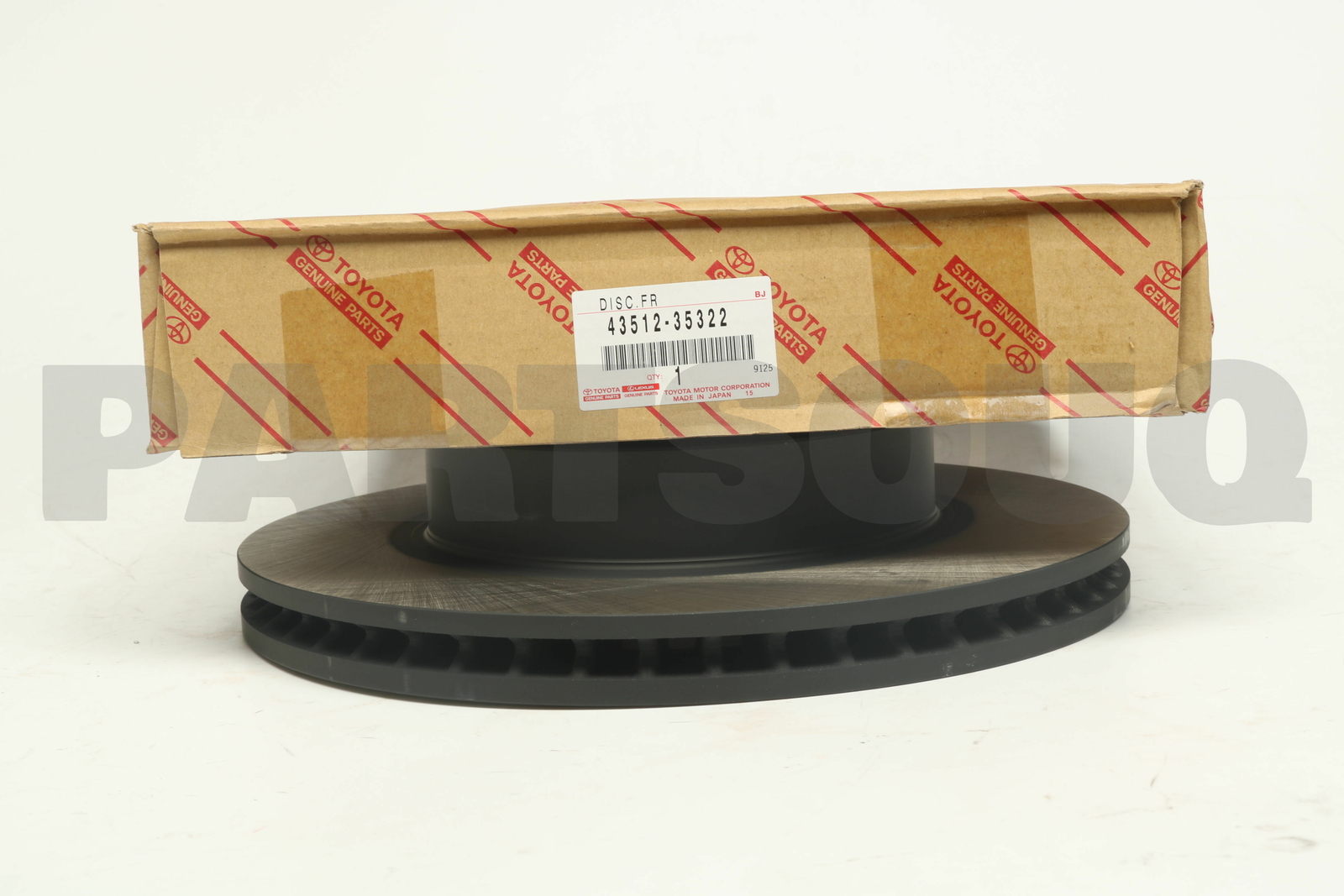 4351235322 Genuine Toyota DISC, FRONT 43512-35322 | eBay