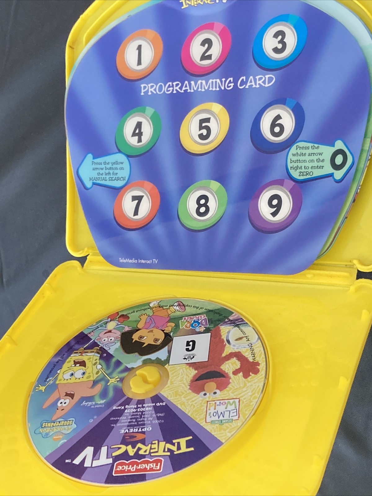 Fisher Price InteracTV DVD Spongebob Dora Elmo | eBay Australia