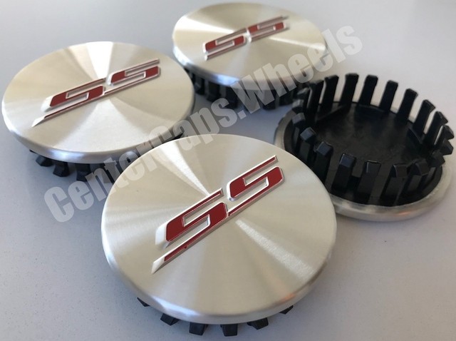 2016-2020 GM Chevrolet Camaro SS Silver Center Caps Fits Chevy 6th Gen ...