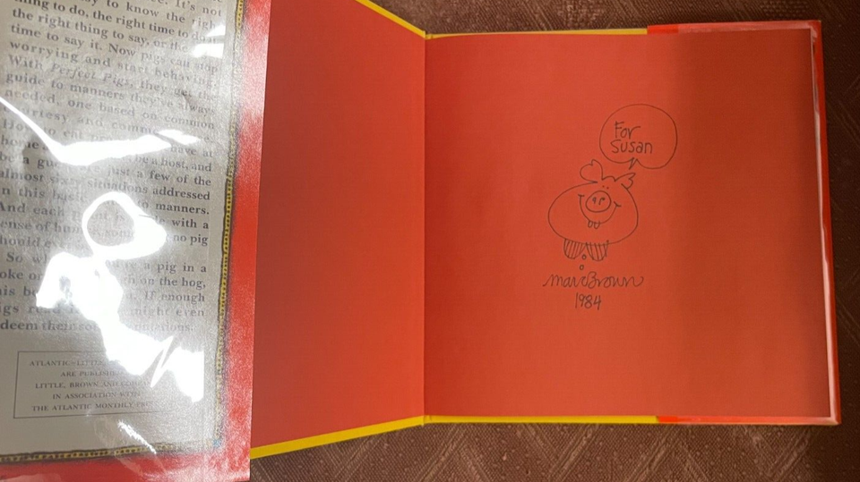 Perfect Pigs: An Introduction to Manners by Marc Brown, Inscribed ...