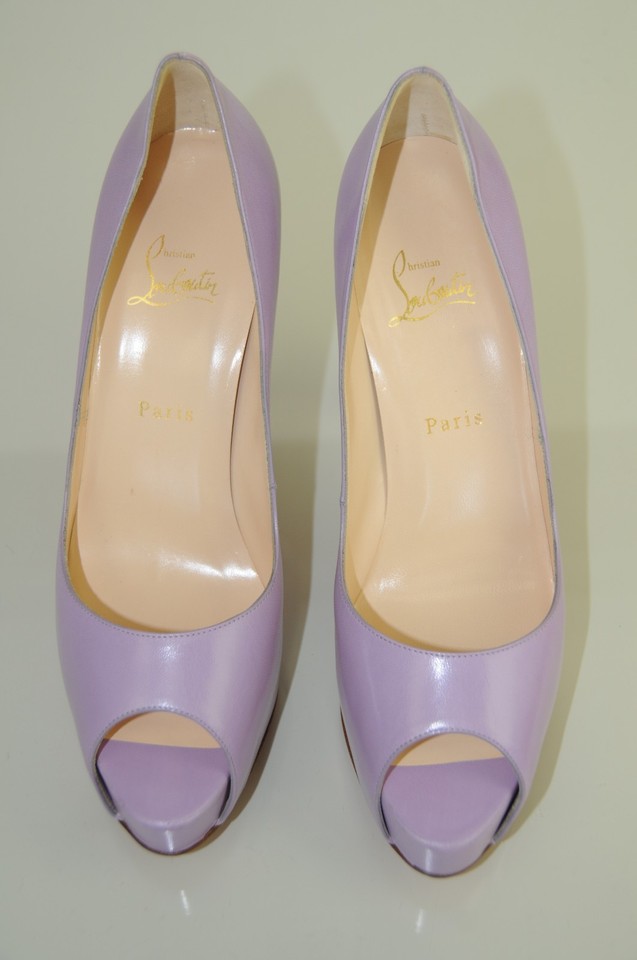 New Christian Louboutin Hyper Prive 120 Lilac Purple Hidden Platform ...