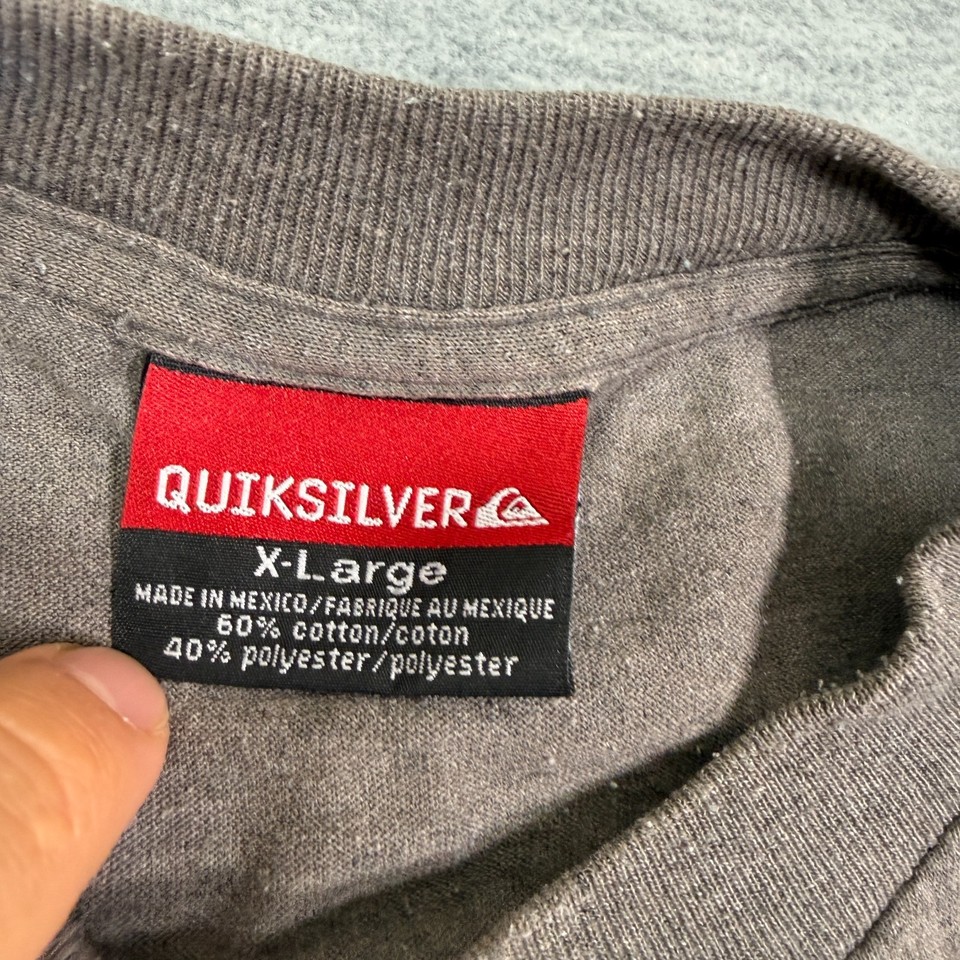 Vintage 90s Quicksilver Shirt Mens XL Surf Double Graphic Surfing Big ...