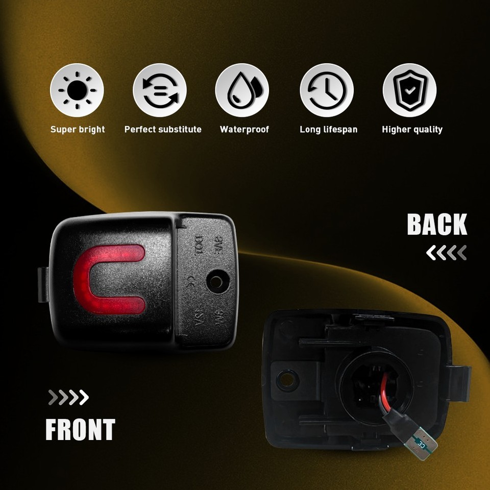 2X LED License Plate Light Rear Bumper Tag Assembly 2000-2013 For ...