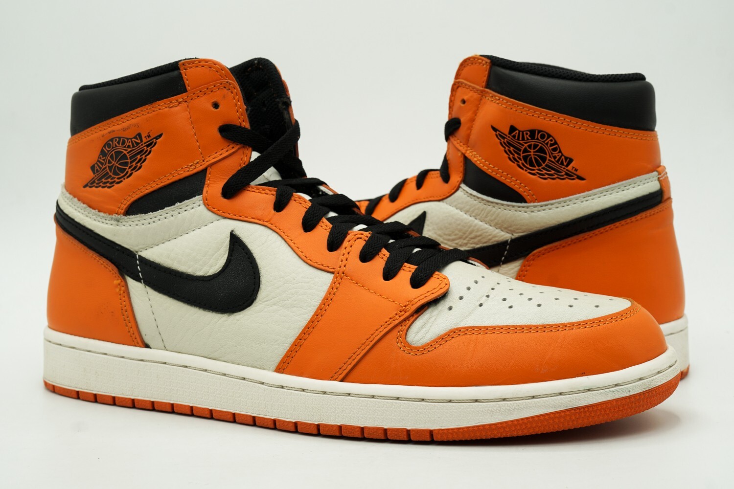 AIR JORDAN 1 RETRO HIGH OG USED SIZE 13 REVERSE SHATTERED BACKBOARD ...