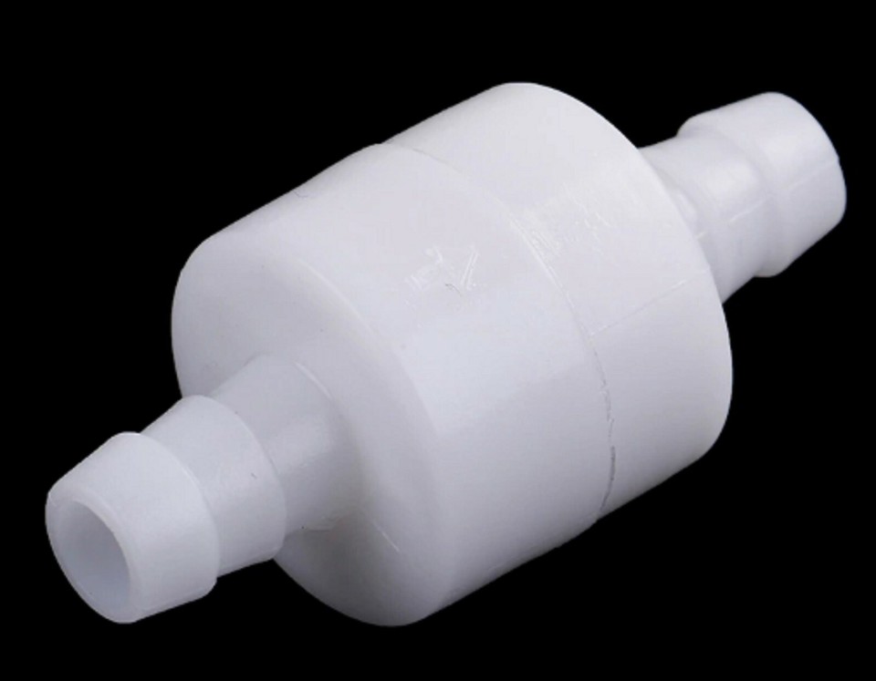 4mm 6mm 8mm 10mm 12mm Hose ID Plastic White Check Valve One Way Non ...
